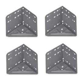 Heavy Duty Bed Corner Brackets 115mm x 115mm x 133mm - Set of 4